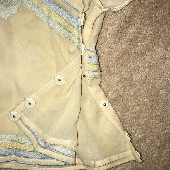 Marc Jacobs | Tops | New Marc Jacobs Silk Yellow Top W Embroidery ...